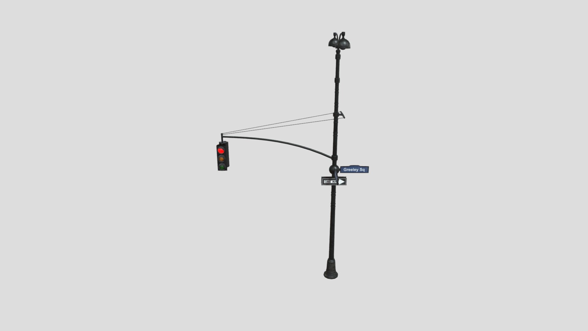 traffic lights 4 AM211 Archmodel - Buy Royalty Free 3D model by ...