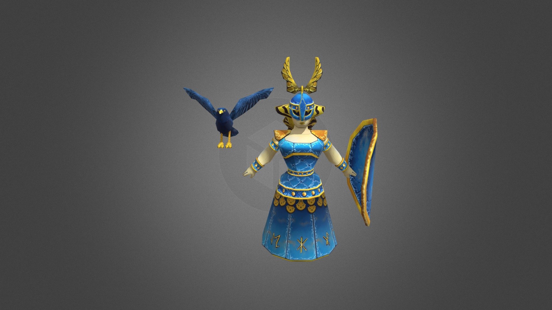 Queen - 3D model by alexandreperrotale [1d4a019] - Sketchfab