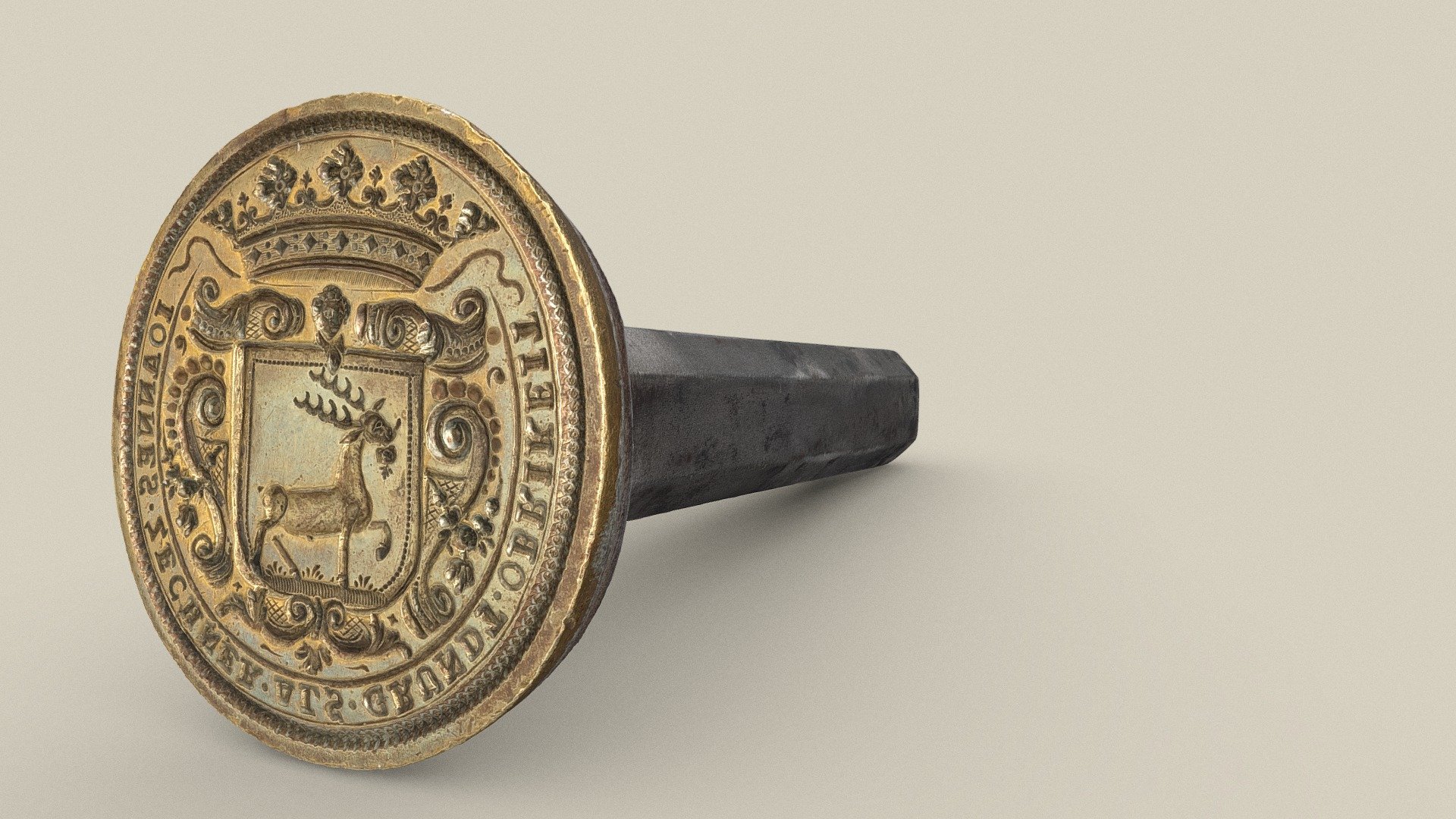 Stamp seal - Buy Royalty Free 3D model by noe-3d.at (@www.noe-3d.at ...
