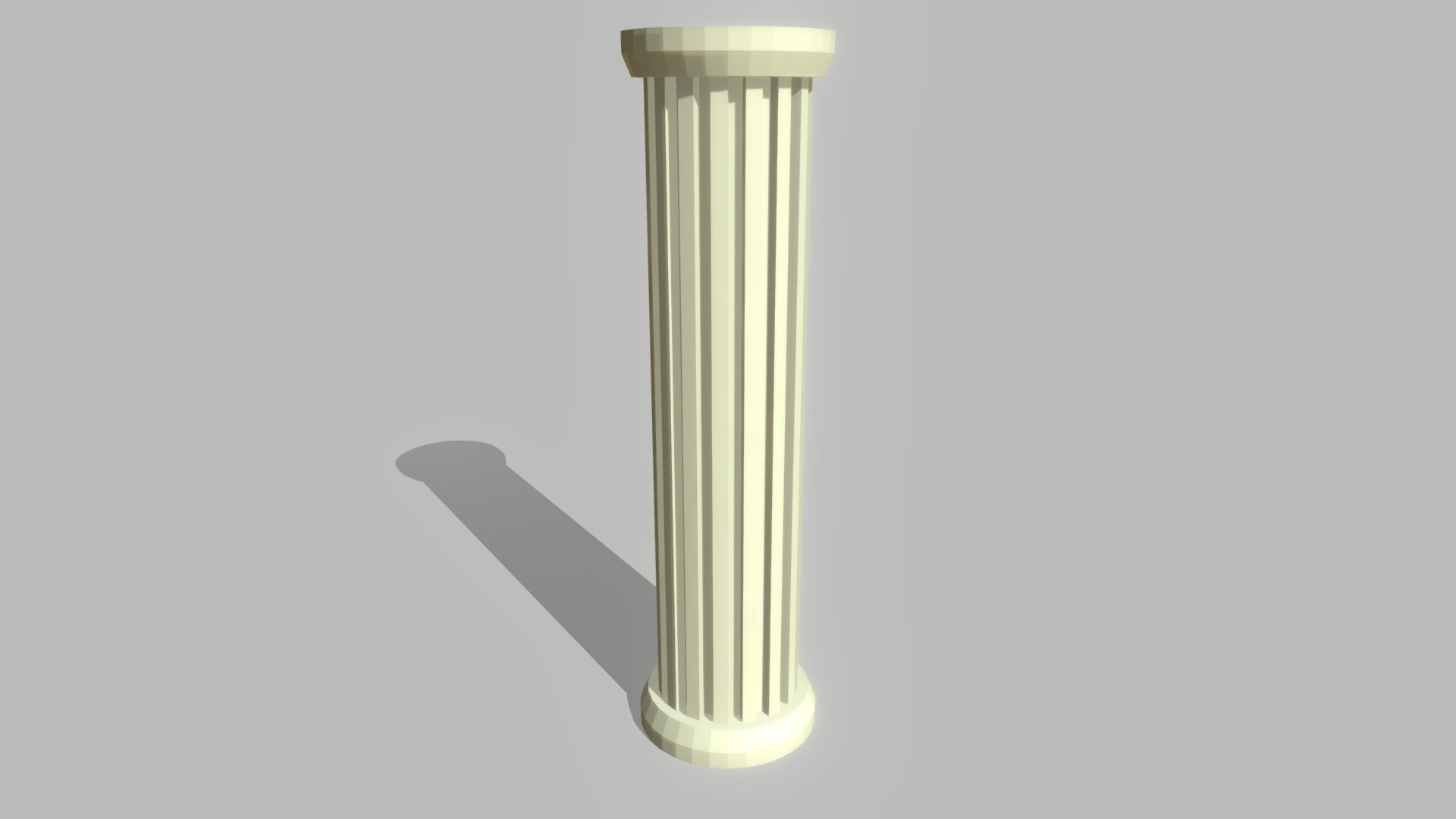 Low poly Pillar - Download Free 3D model by Mckai [1d4acf7] - Sketchfab