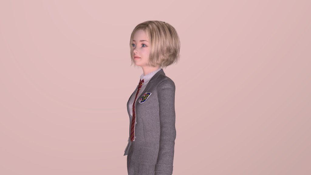 girl-real - A 3D model collection by yyzthing - Sketchfab