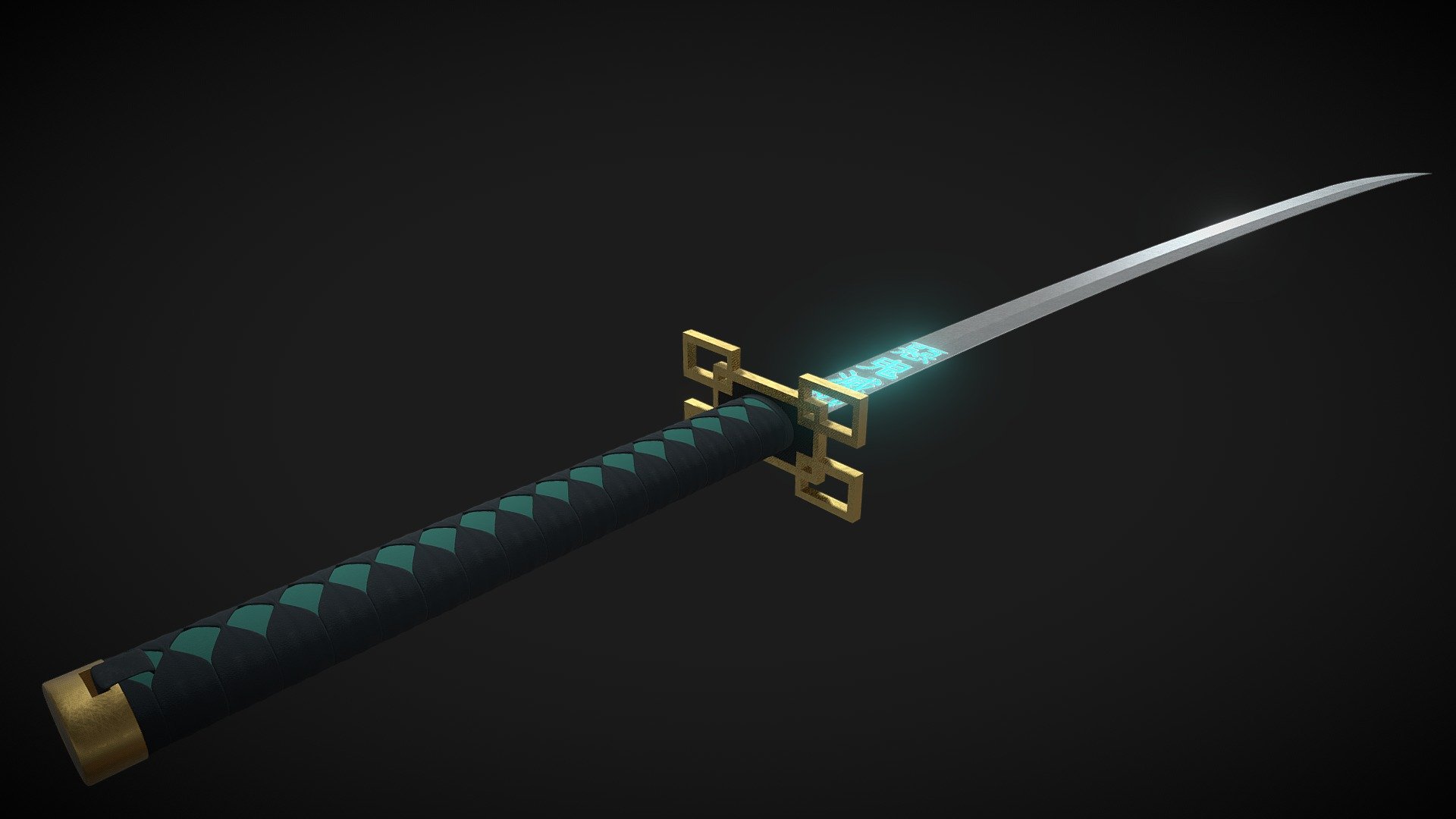 Muichiro Tokito's Nichirin - Download Free 3D model by Ash ...