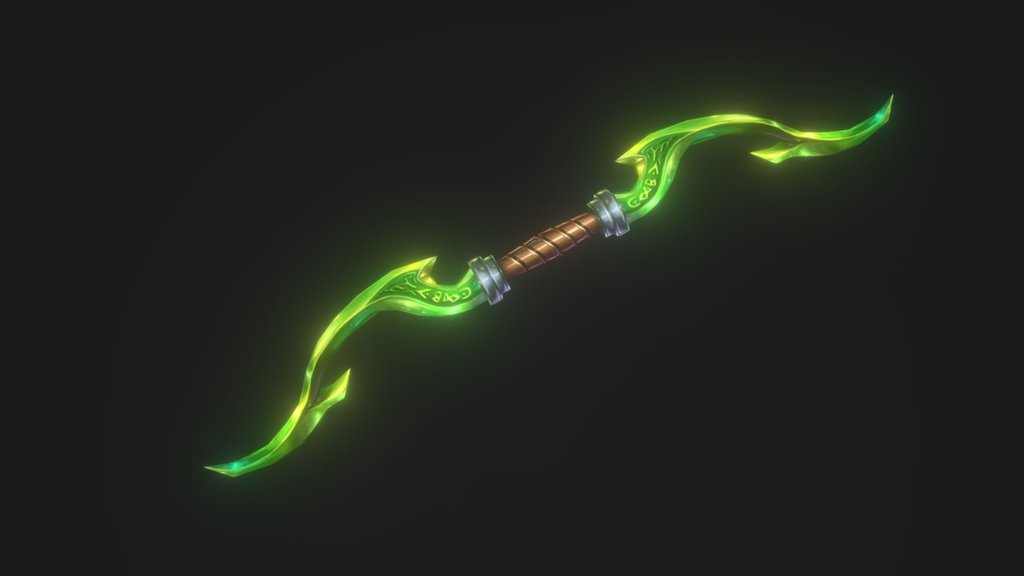 Jade Bow - 3D model by Risama [1d4cc87] - Sketchfab