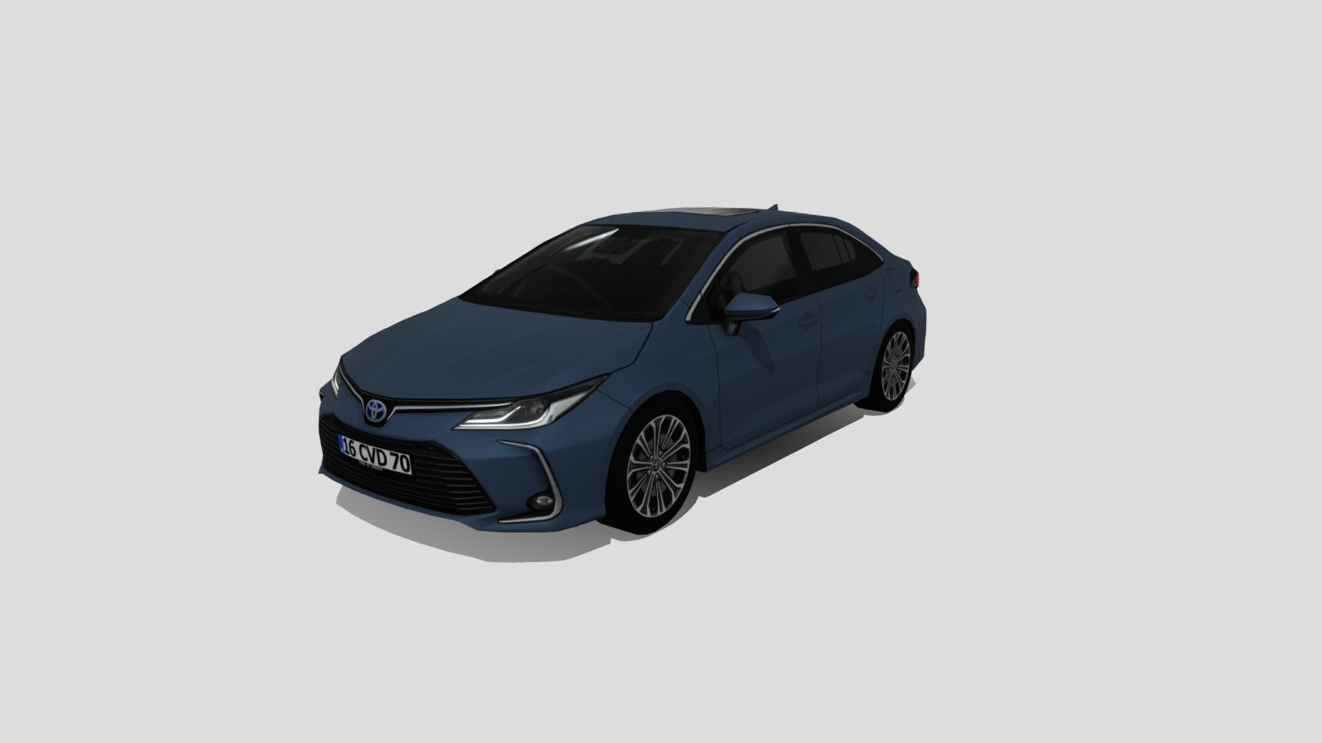 2020 Toyota Corolla Hybrid - 3D model by VeesGuy [1d4d1ad] - Sketchfab