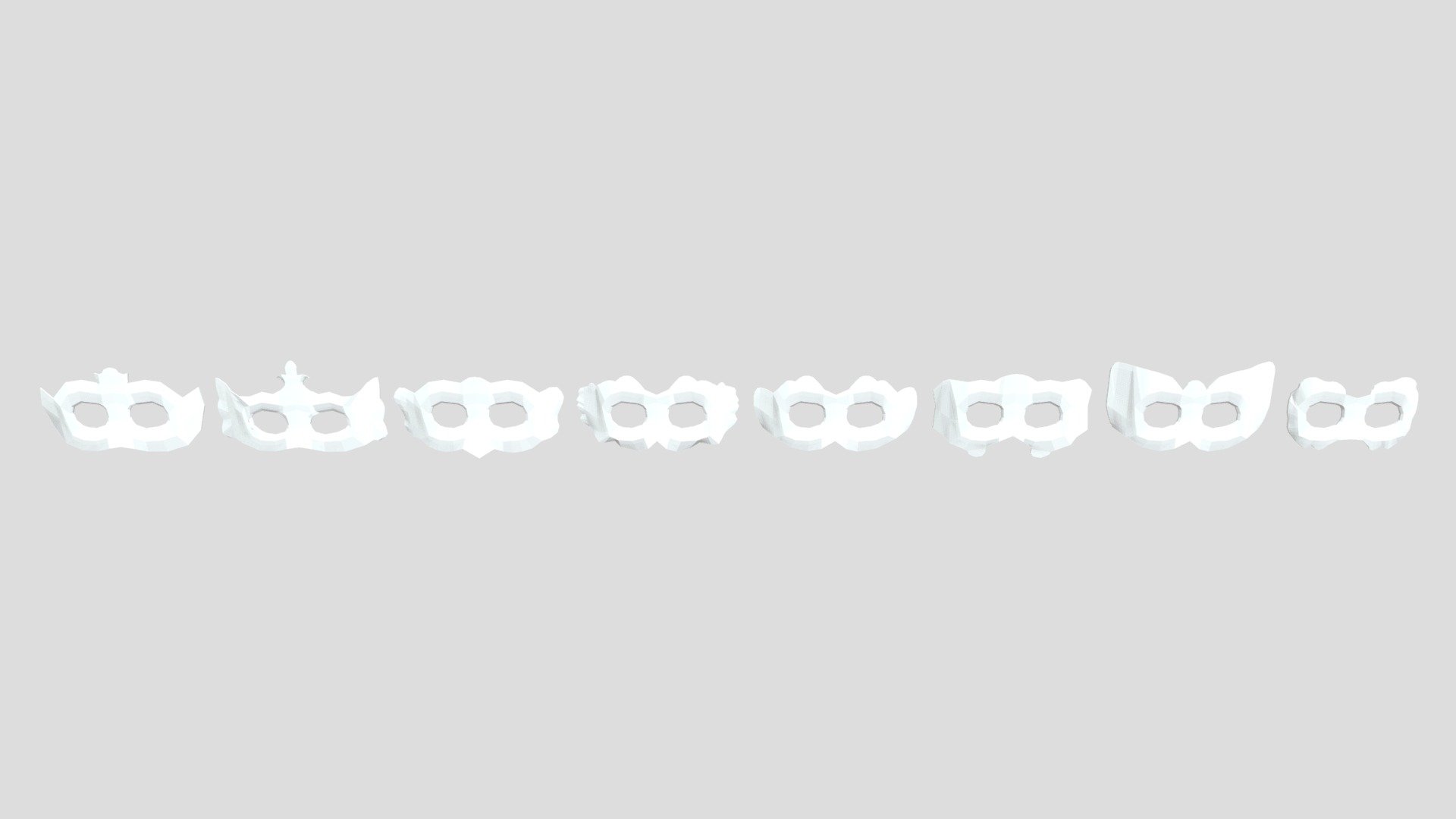 Masks Asset Pack - 3D model by RavenBlox [1d4e3e8] - Sketchfab