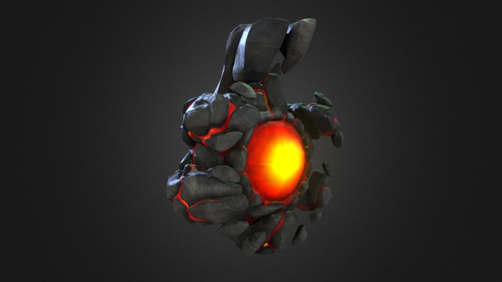 Rock Bomb - 3D model by GGTech Entertainment (@GGTech3D) [1d4e7f6 ...