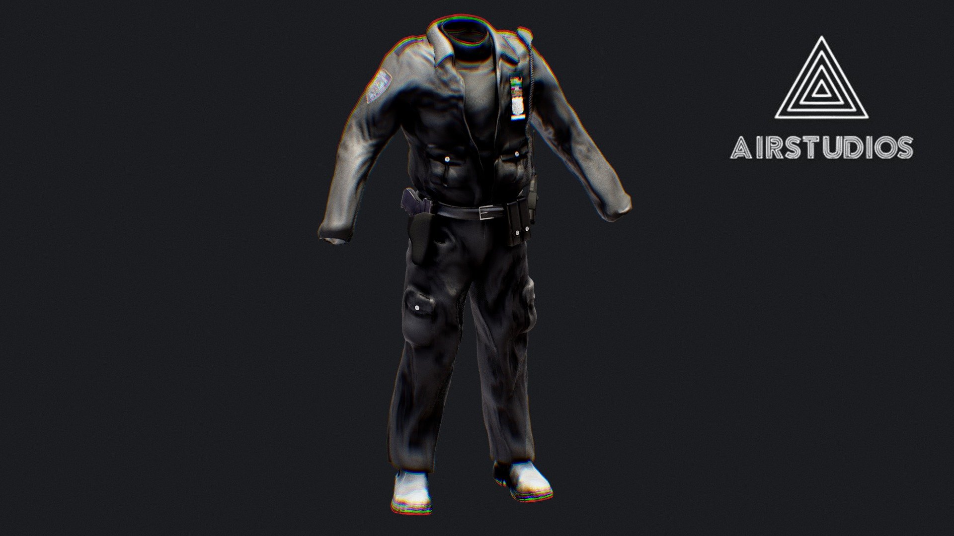 NYPD Police Uniform - Buy Royalty Free 3D model by AirStudios ...