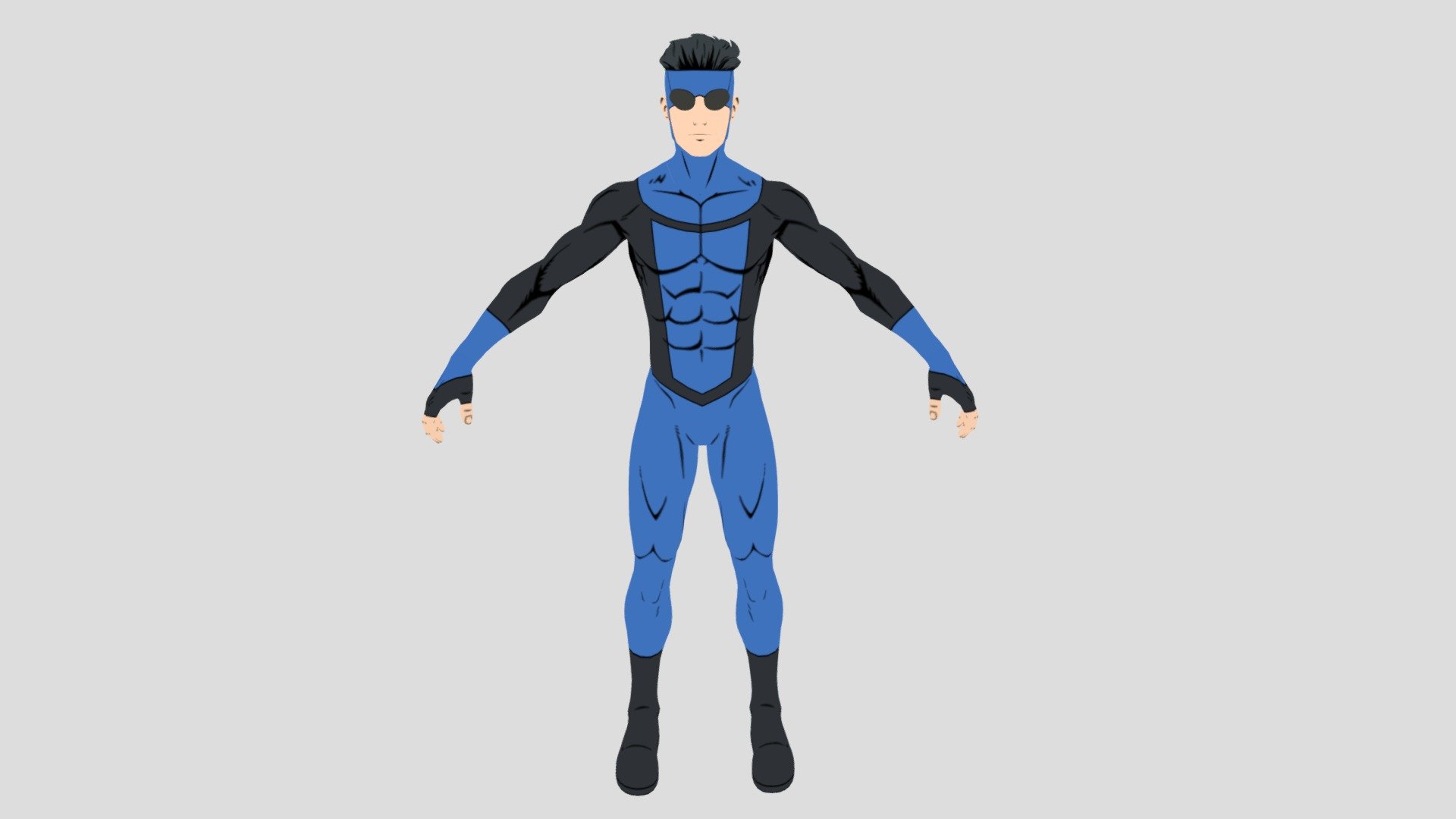 Fortnite Invincible Black & Blue - Download Free 3D model by rocklee ...
