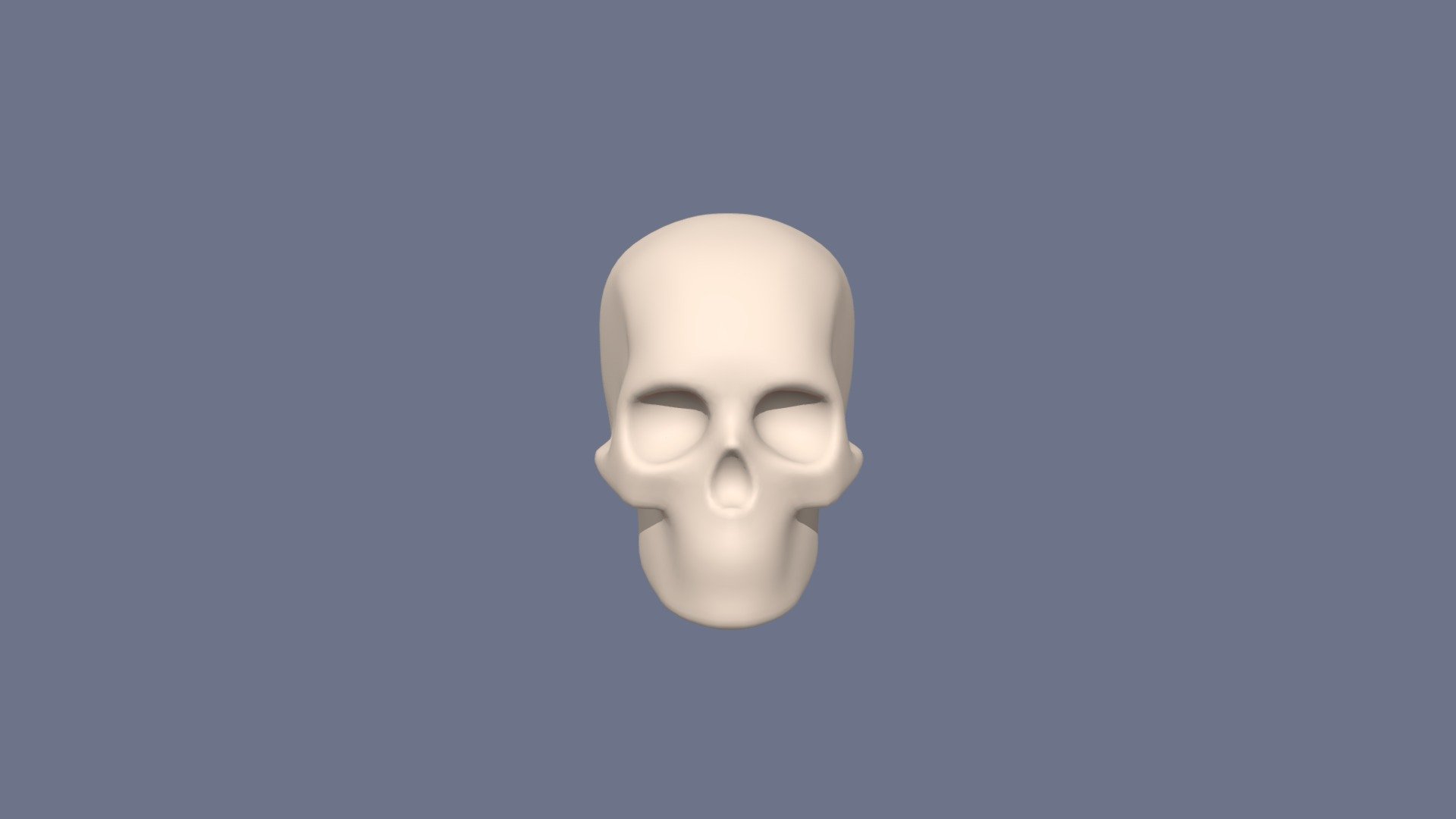 skull-simplified - 3D model by splat (@metaphysicalspatula) [1d55c7f ...