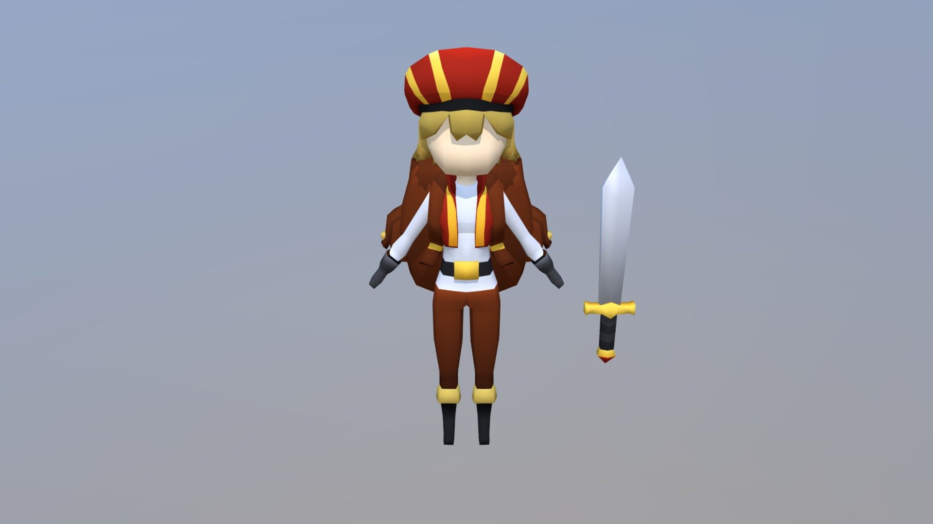 Merchant girl - 3D model by squareanon [1d56385] - Sketchfab