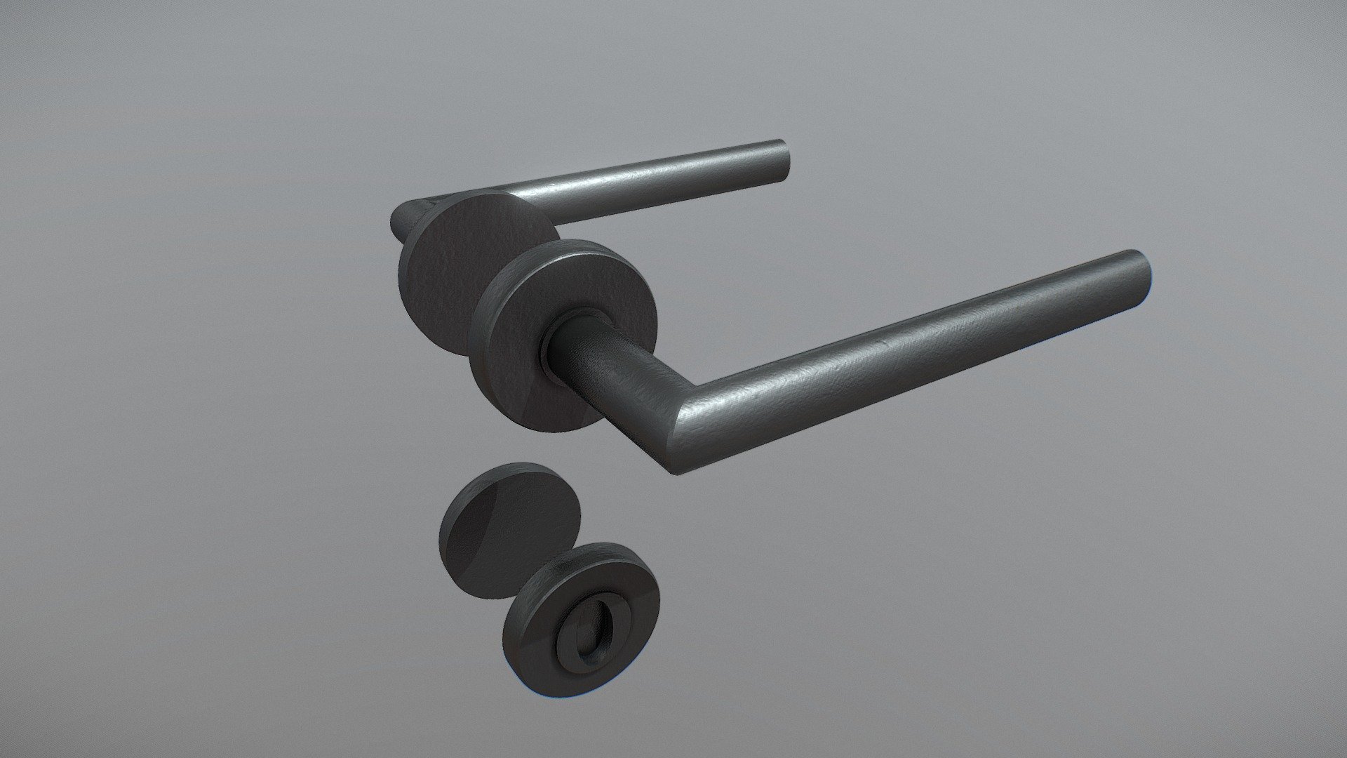 Door handle - simple and modern - Buy Royalty Free 3D model by ...
