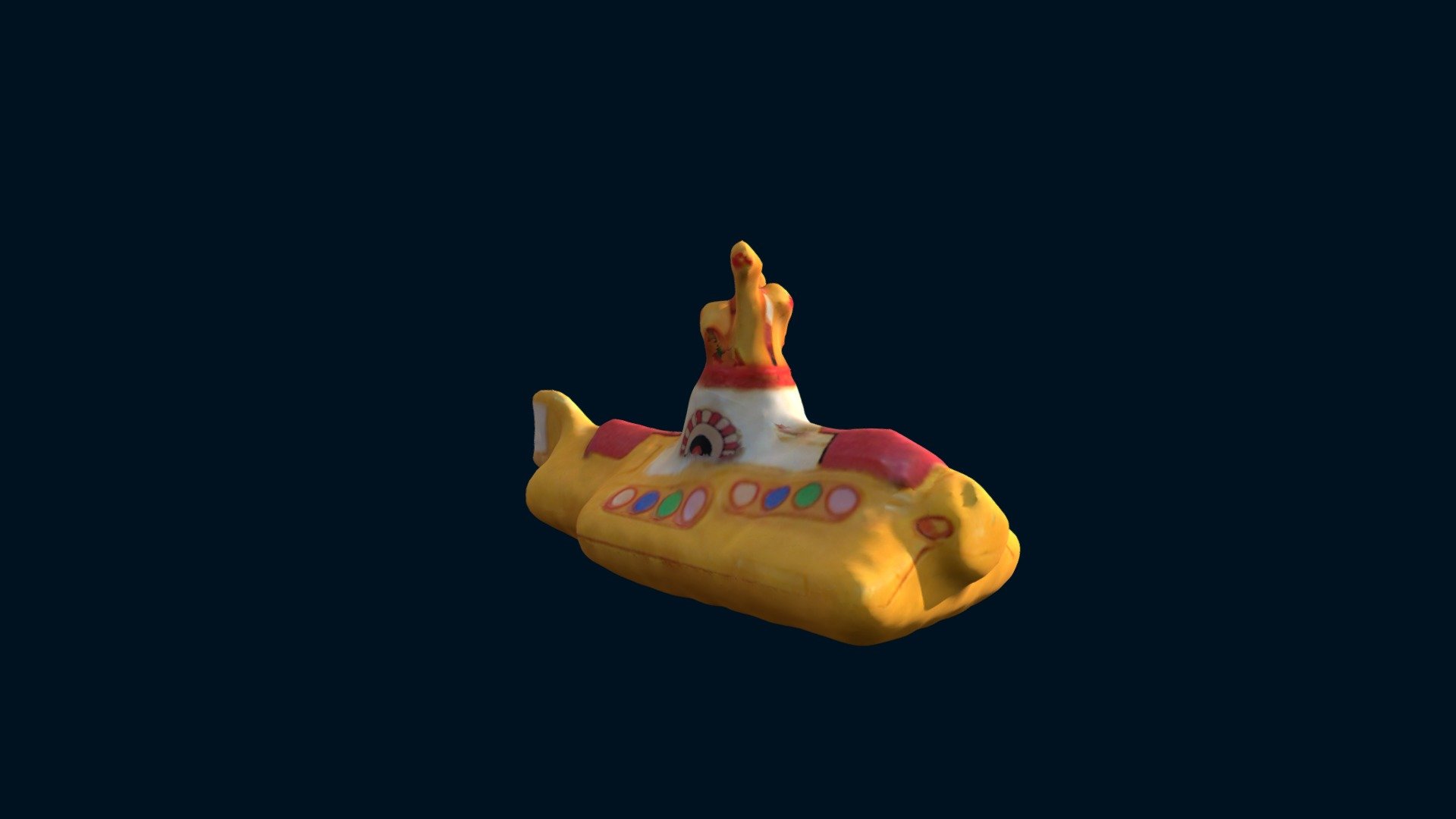 Yellow submarine - 3D model by jonnyobj [1d57efc] - Sketchfab