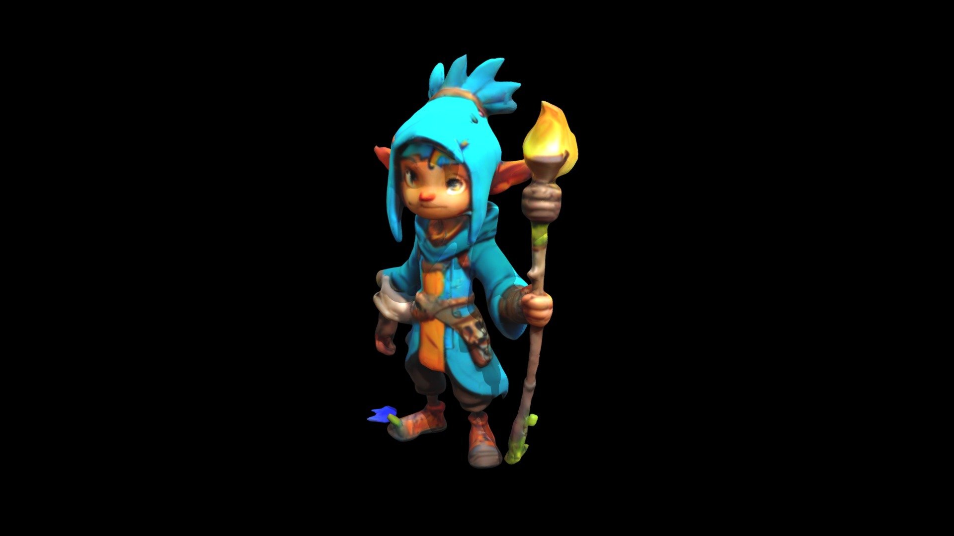 a character from the video game Destiny 2, a fem - Download Free 3D ...