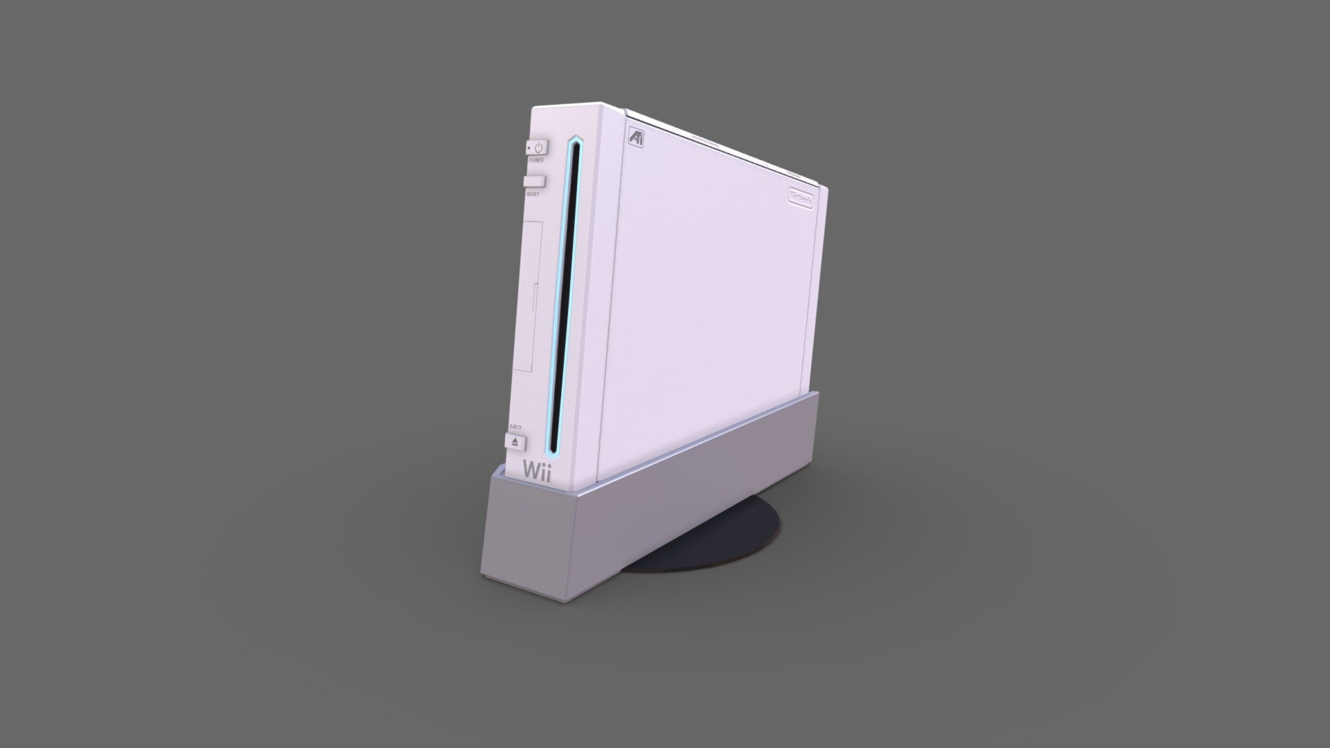Nintendo Wii - 3D model by Unconid [1d5a0a6] - Sketchfab