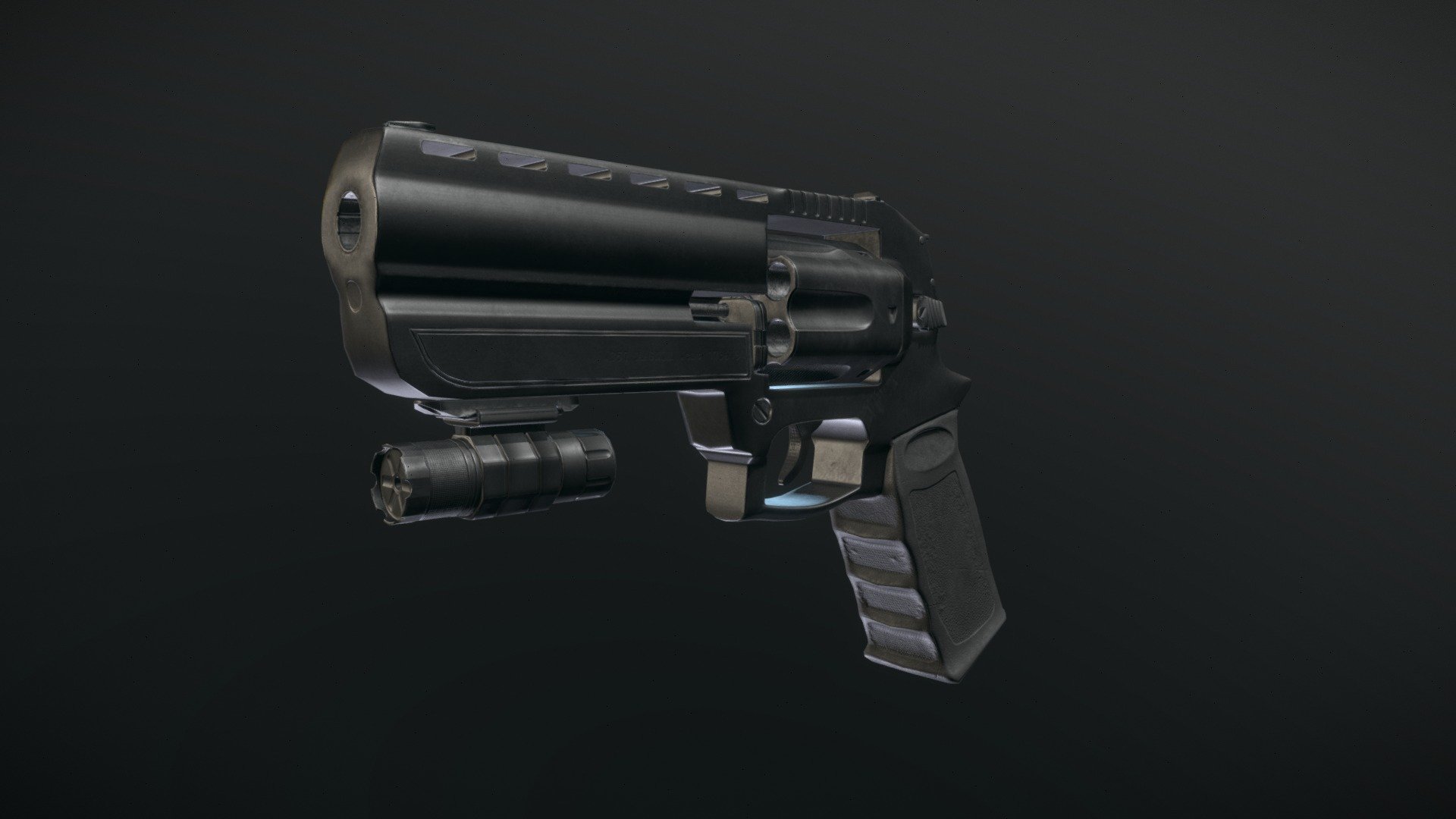 Revolver - Download Free 3D model by ISUS (@coldsky) [1d5a0f5] - Sketchfab