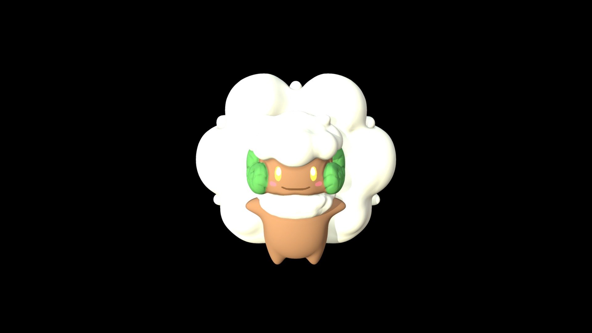 Whimsicott - 3D model by BriBri (@Bri.Bre) [1d5a73f] - Sketchfab