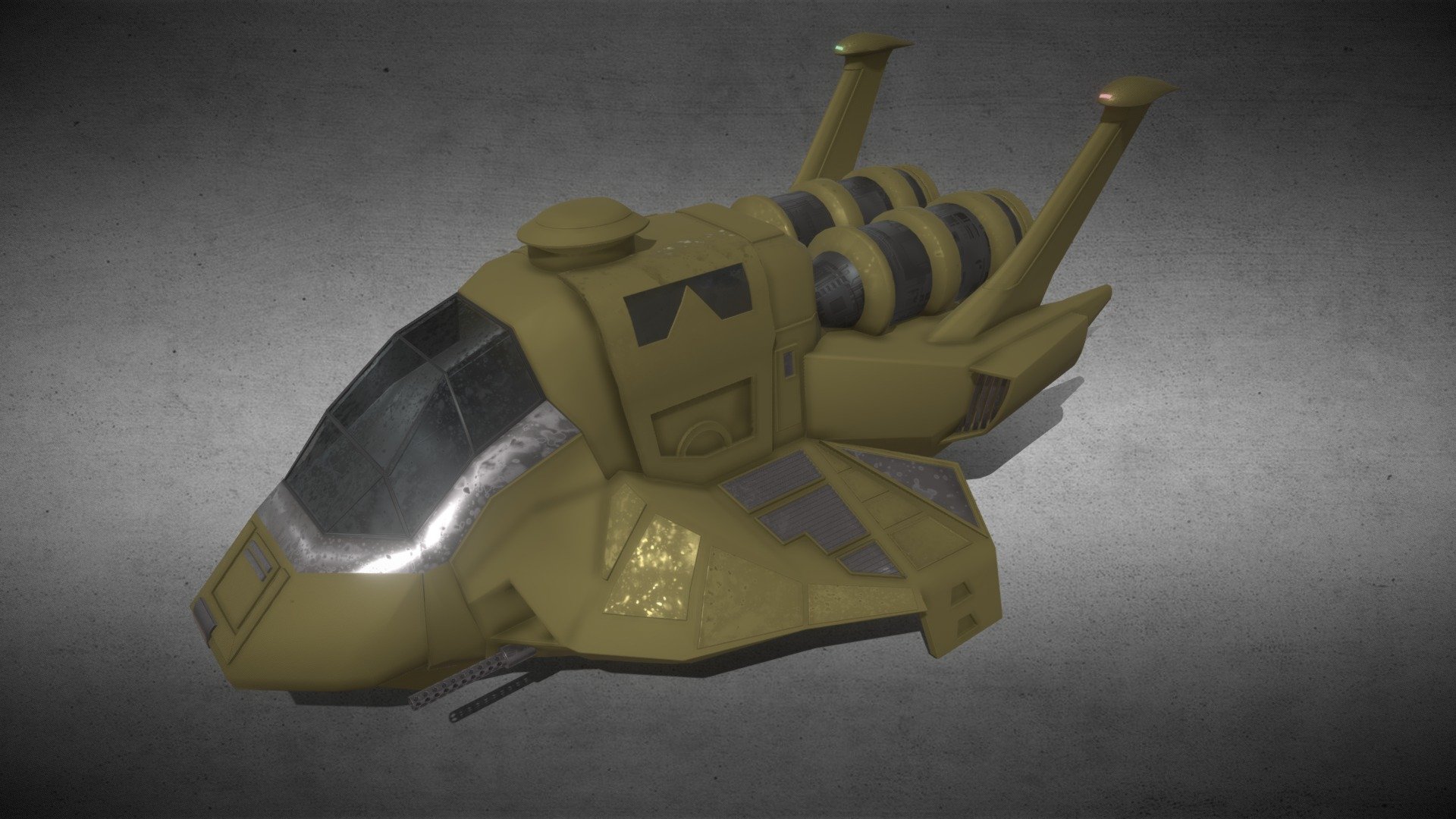 Battlestar Galactica Raptor - Buy Royalty Free 3D model by Ralph's ...