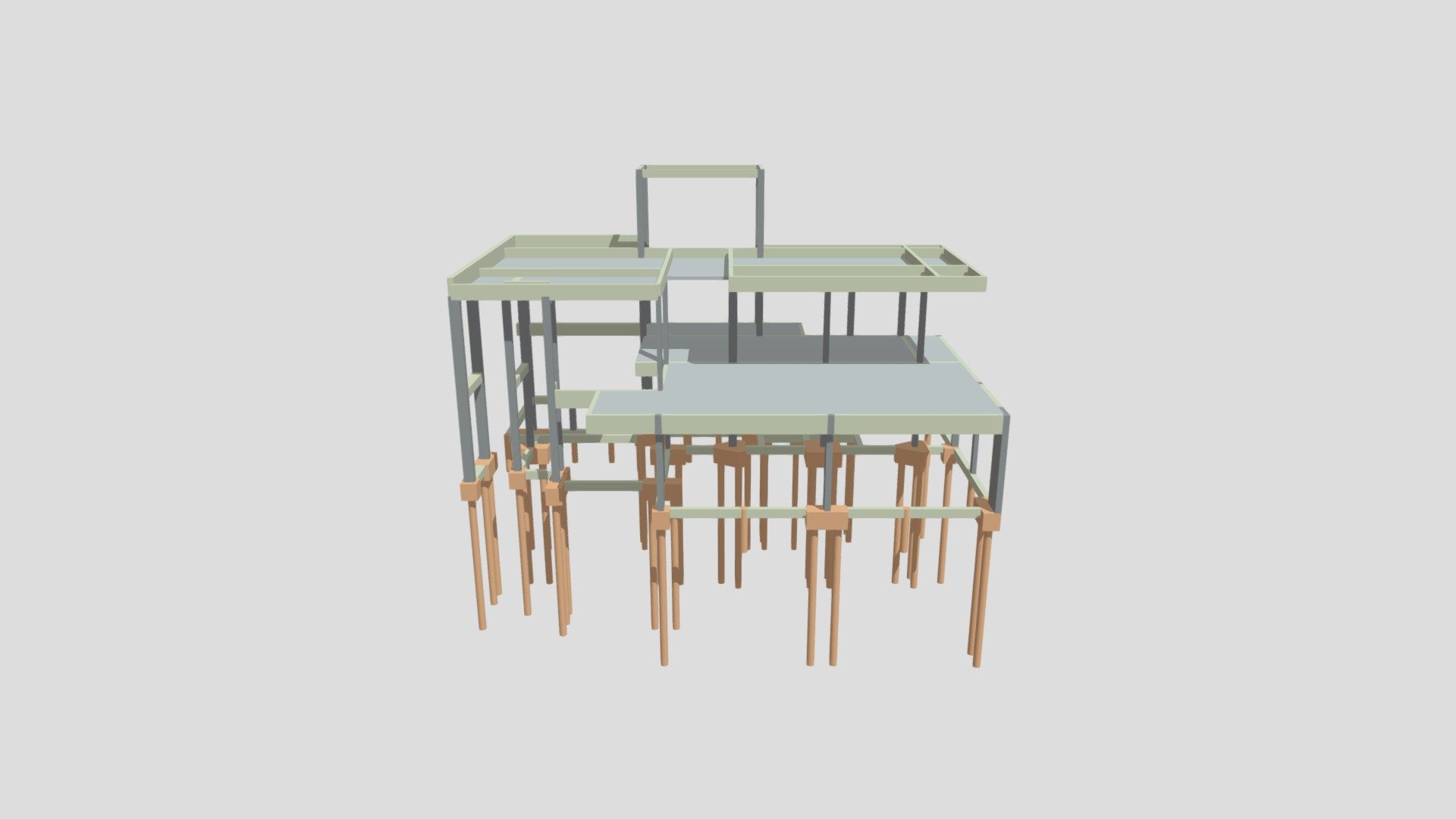 3D estrutura Denise e João - 3D model by pradofranco [1d5ab7b] - Sketchfab