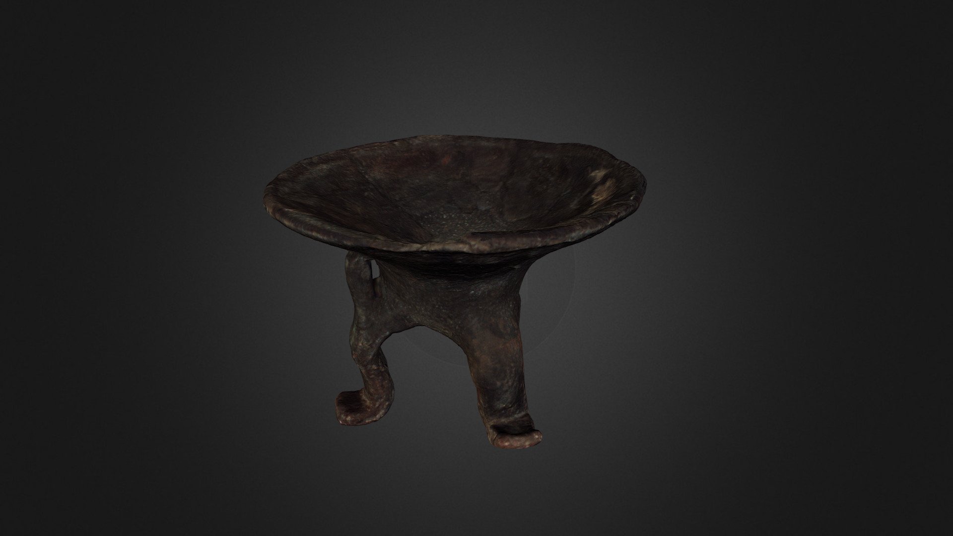 Piattello su tre piedi (presentatoio) - 3D model by Museo Archeologico ...