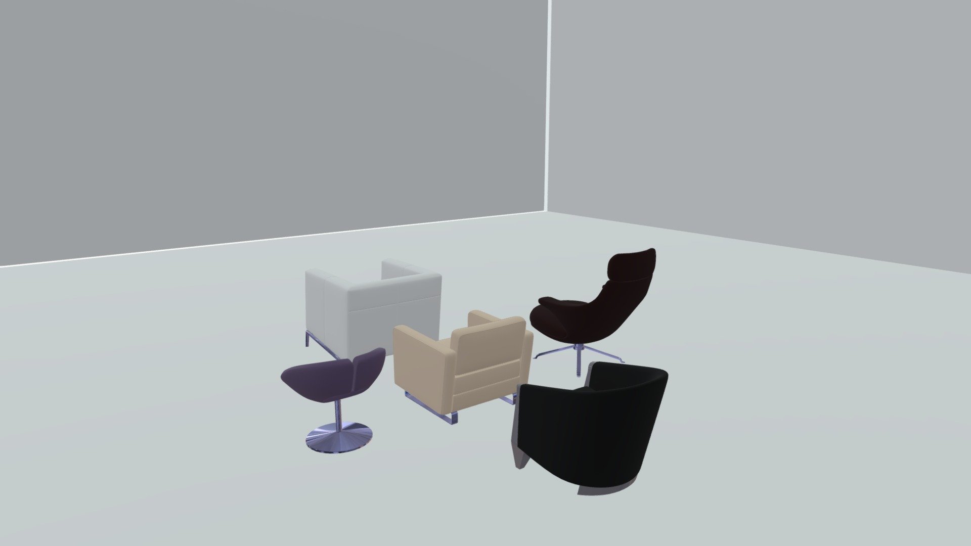 chair collection 01 - Download Free 3D model by Lycaon Pictus ...