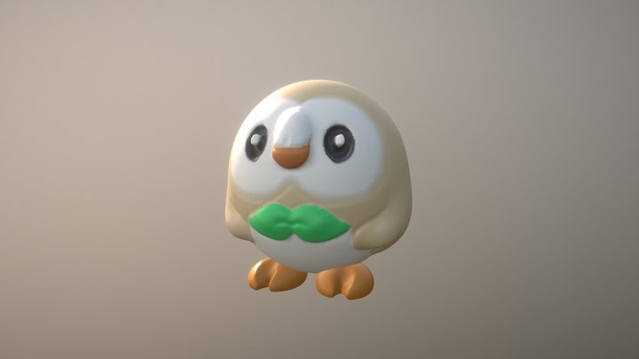 Rowlet 3D models - Sketchfab