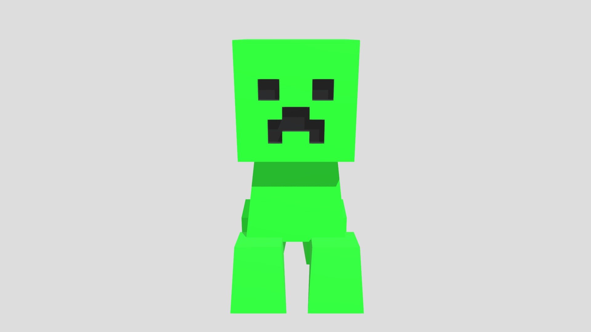 Creeper - Download Free 3D model by rkochstudent [1d6481f] - Sketchfab