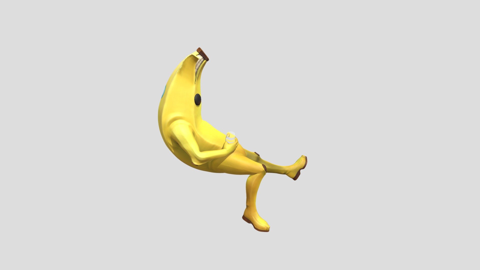 Banana Fortnite Seated - 3D model by NICOP303 [1d6519c] - Sketchfab