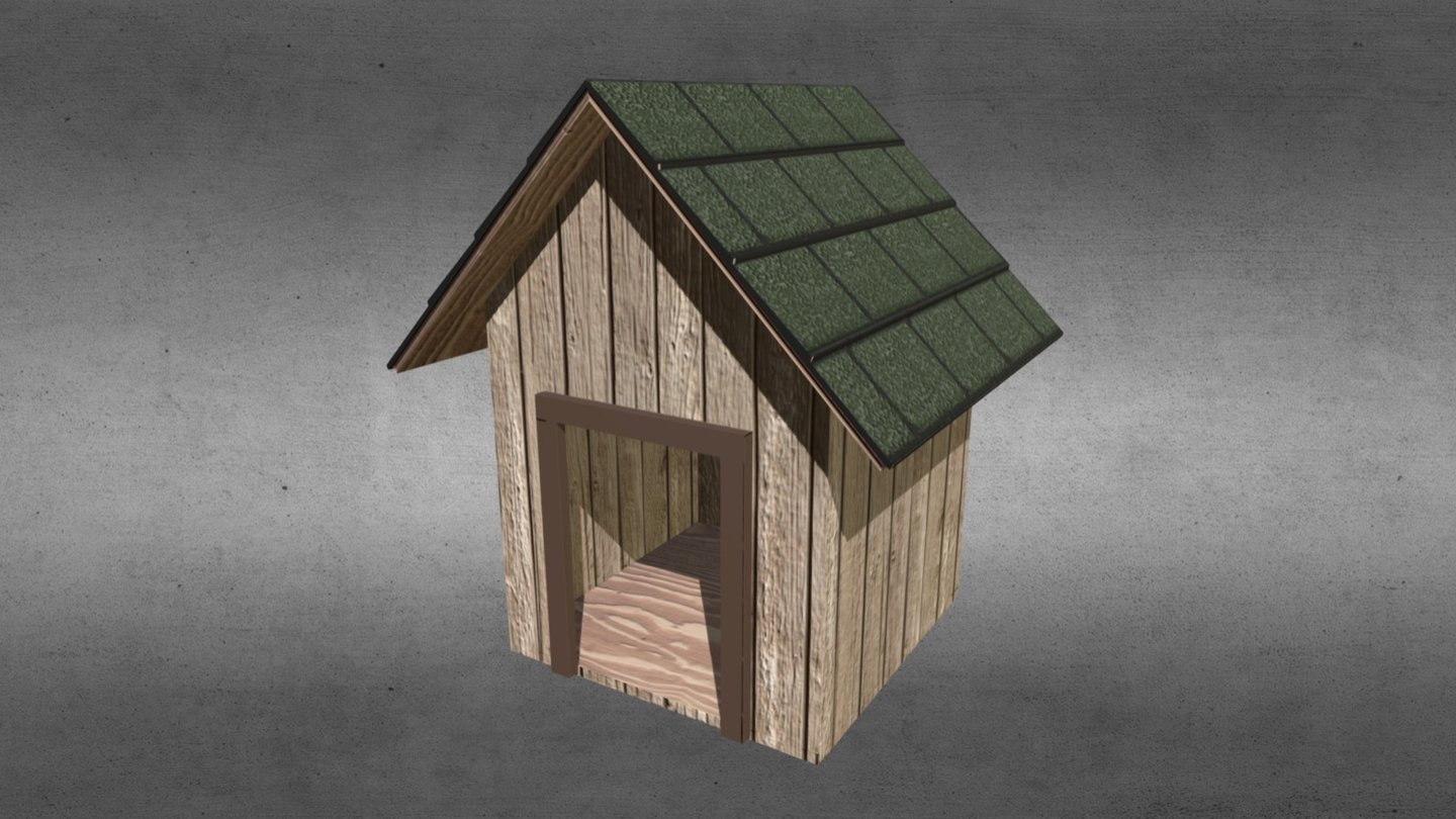 Dog House - 3D model by mrpythagoras [1d66fe9] - Sketchfab