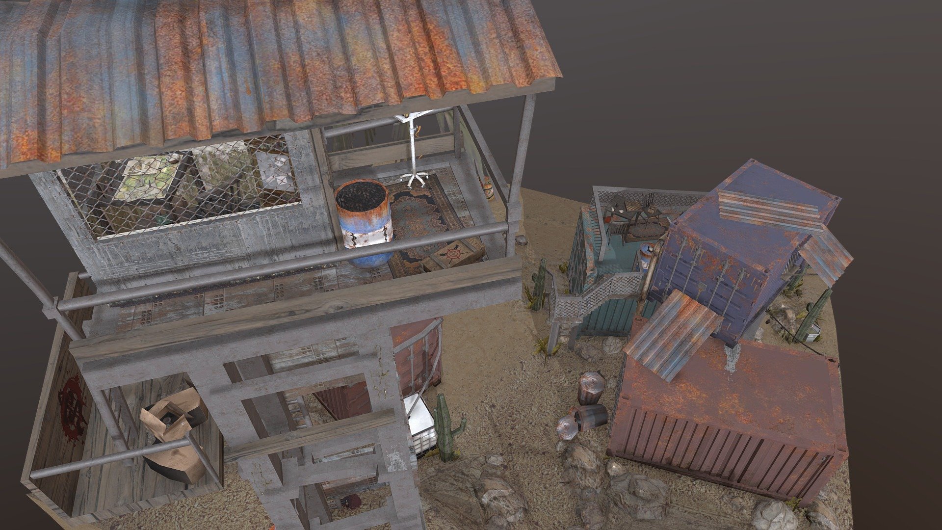 DAE Diorama - Rustborn - 3D model by LunaBaranowski [1d69696] - Sketchfab