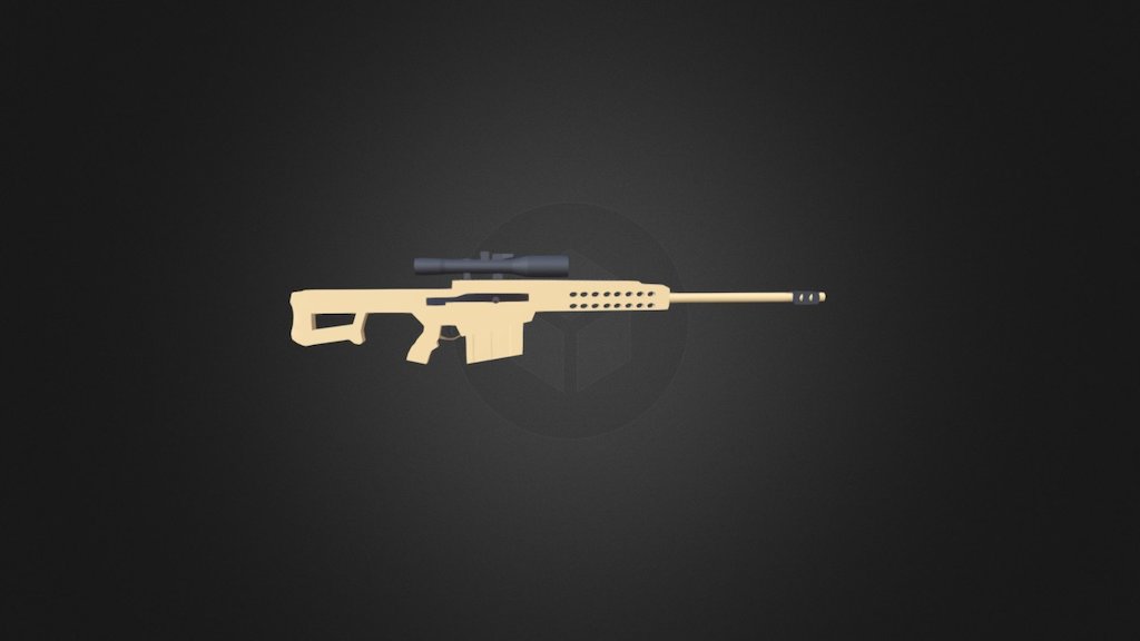 Barret 50.Cal - 3D model by Jahlahh (@NotoriouZ) [1d6c488] - Sketchfab