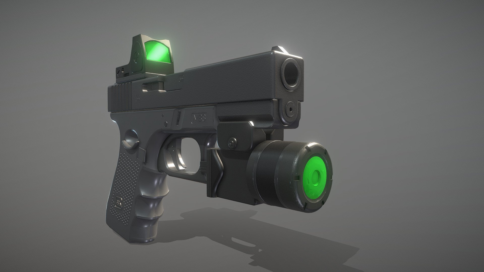 Glock 19 Gen 4 - Buy Royalty Free 3D model by KentD [1d6edb3 ...