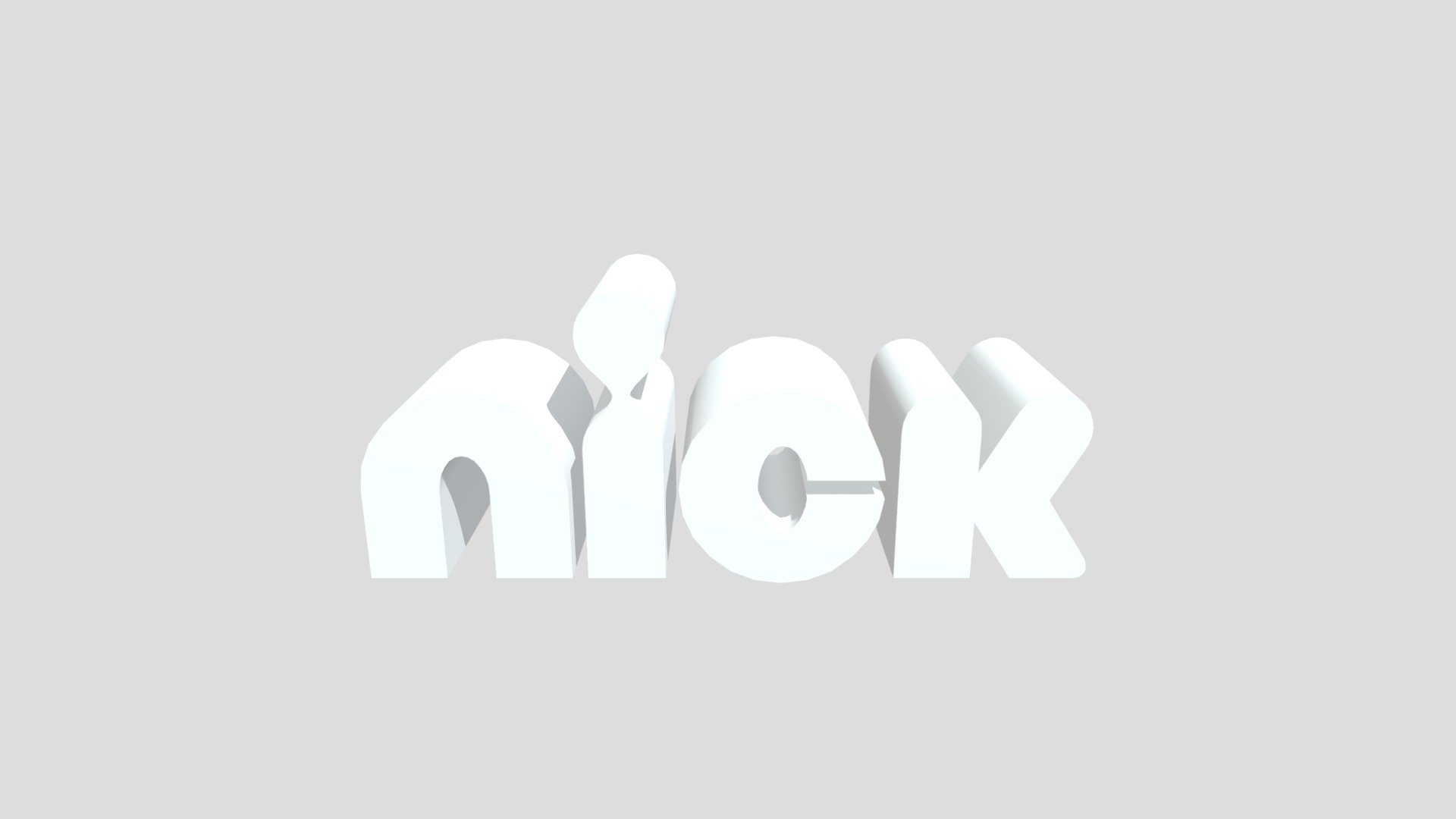 nicklogo - 3D model by efrainjaraleno665 [1d6ef8c] - Sketchfab