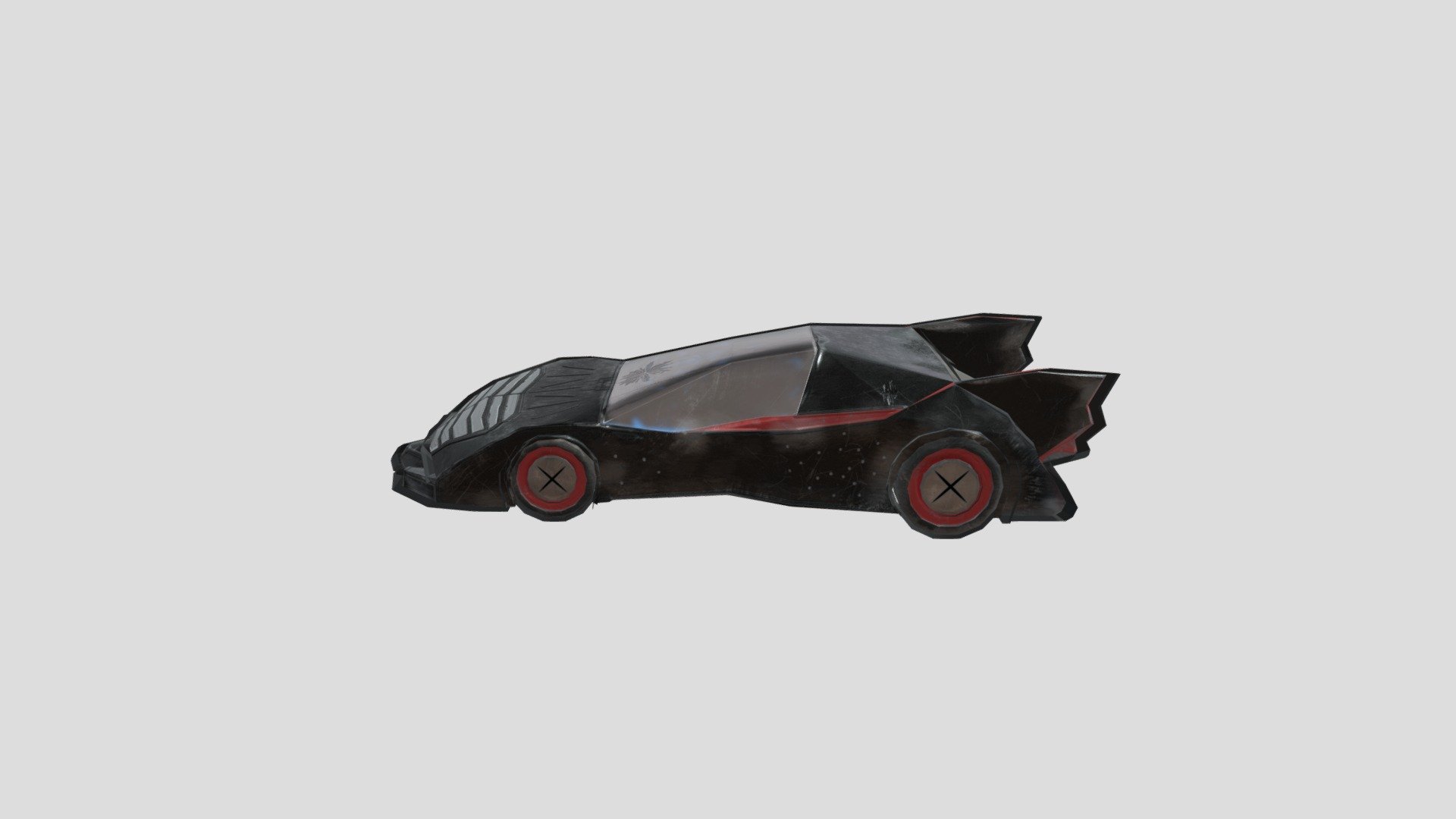 Toon Batmobile - 3D model by zakkfieldcross [1d6ff75] - Sketchfab