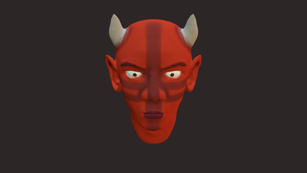 Devil Head - 3D model by mouseone [1d7221a] - Sketchfab