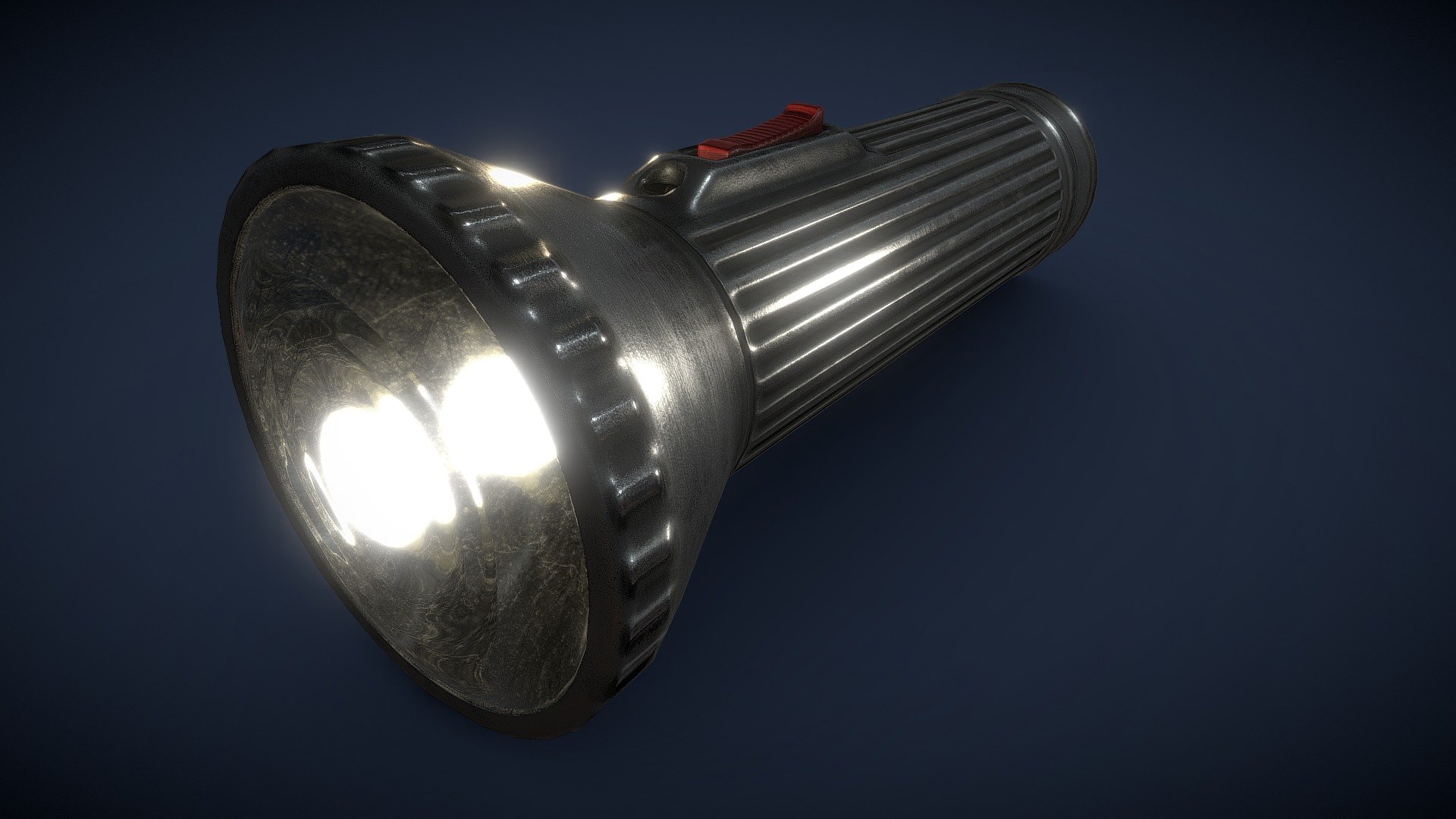 Metal Flashlight - 3D model by Shedmon [1d72469] - Sketchfab