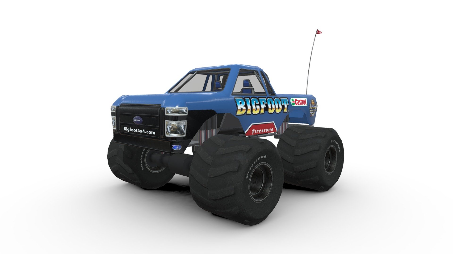 Bigfoot Low Poly Comp - 3D model by shaderbytes [1d72ac2] - Sketchfab