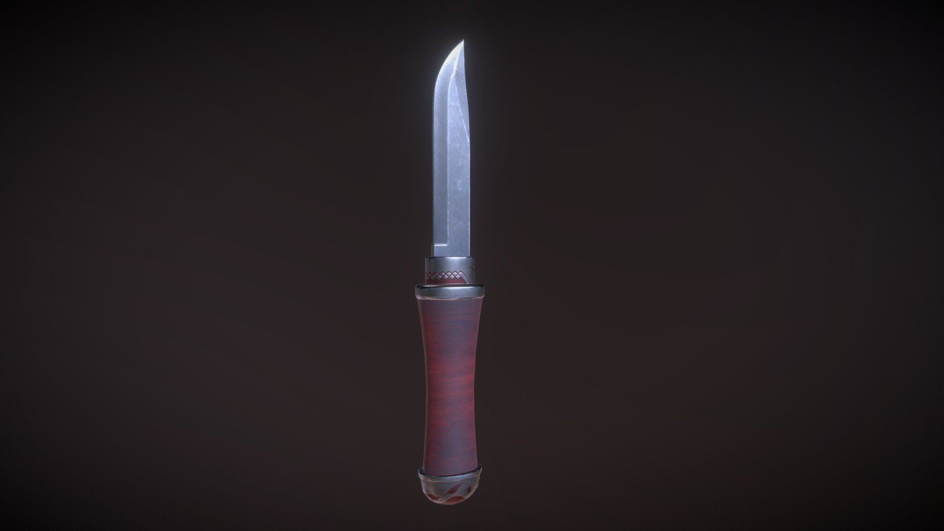 Simple Knife - 3D model by 4Tboy [1d738c1] - Sketchfab