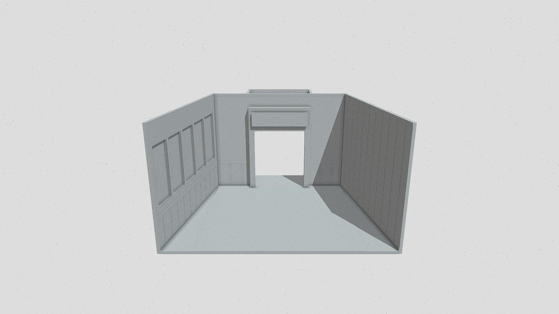 room basic - Download Free 3D model by oversubin87 [1d73bdf] - Sketchfab