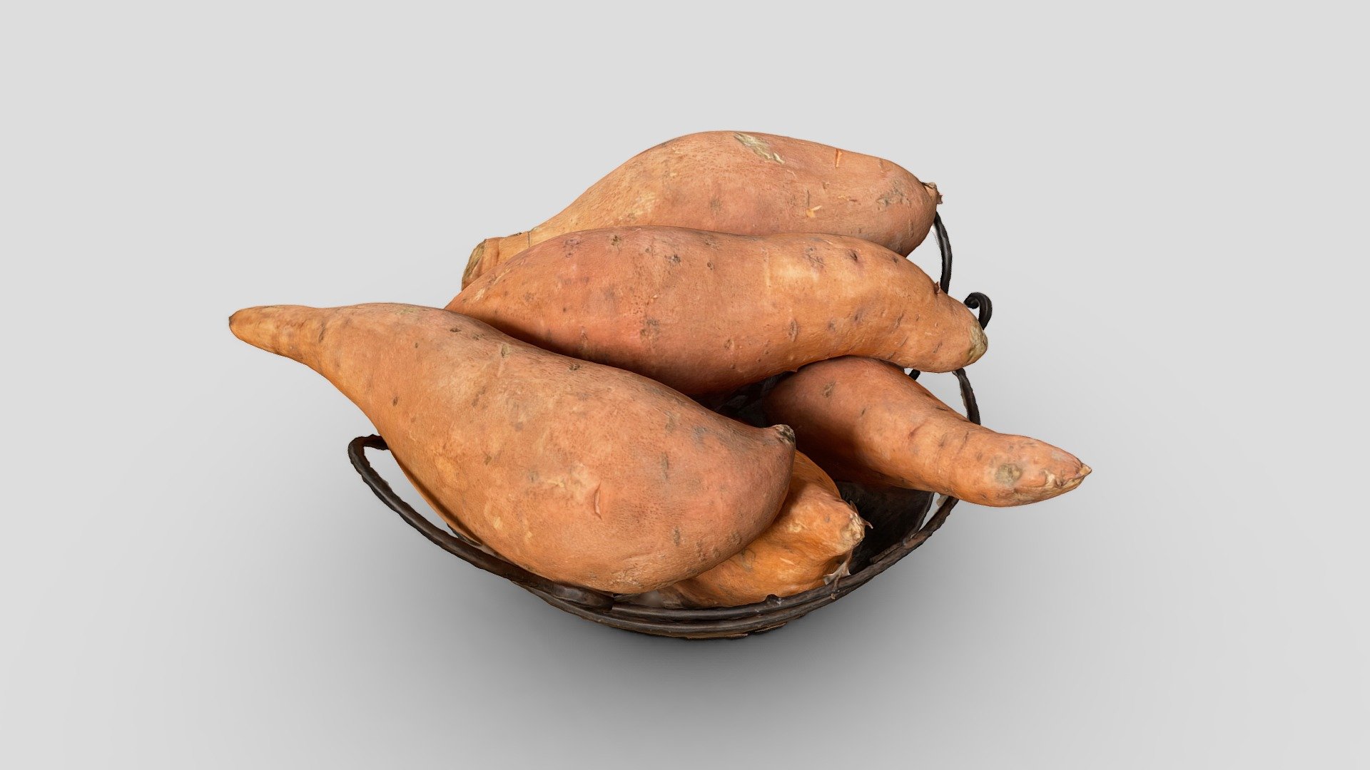 Sweet potatoes - Download Free 3D model by alban [1d74ab2] - Sketchfab