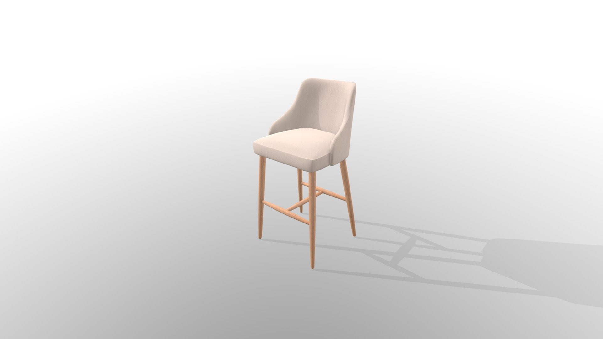 Milano bar chair - 3D model by duvalfurniture (@duvalfurn) [1d75491 ...