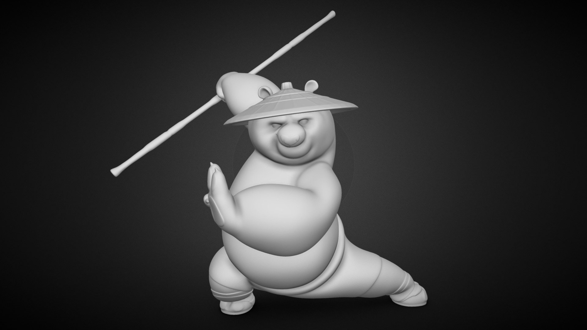 Kung Fu Panda Po - Buy Royalty Free 3D model by yogi_sandhi [1d75949 ...