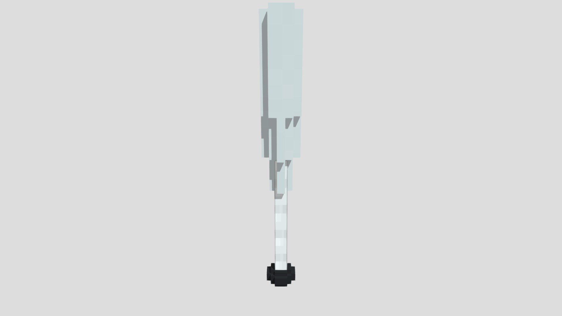 Minecraft iron baseball bat - 3D model by PP_StudioTH [1d762cf] - Sketchfab