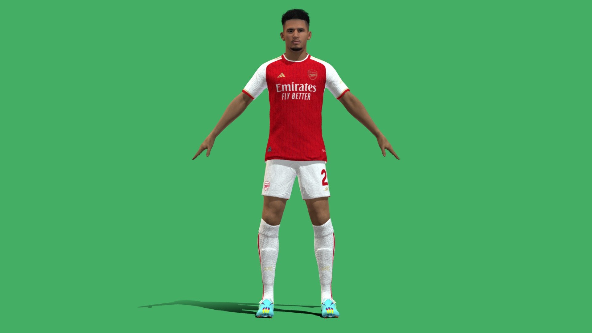3D Rigged William Saliba Arsenal 2024 - 3D model by tranduytankts ...