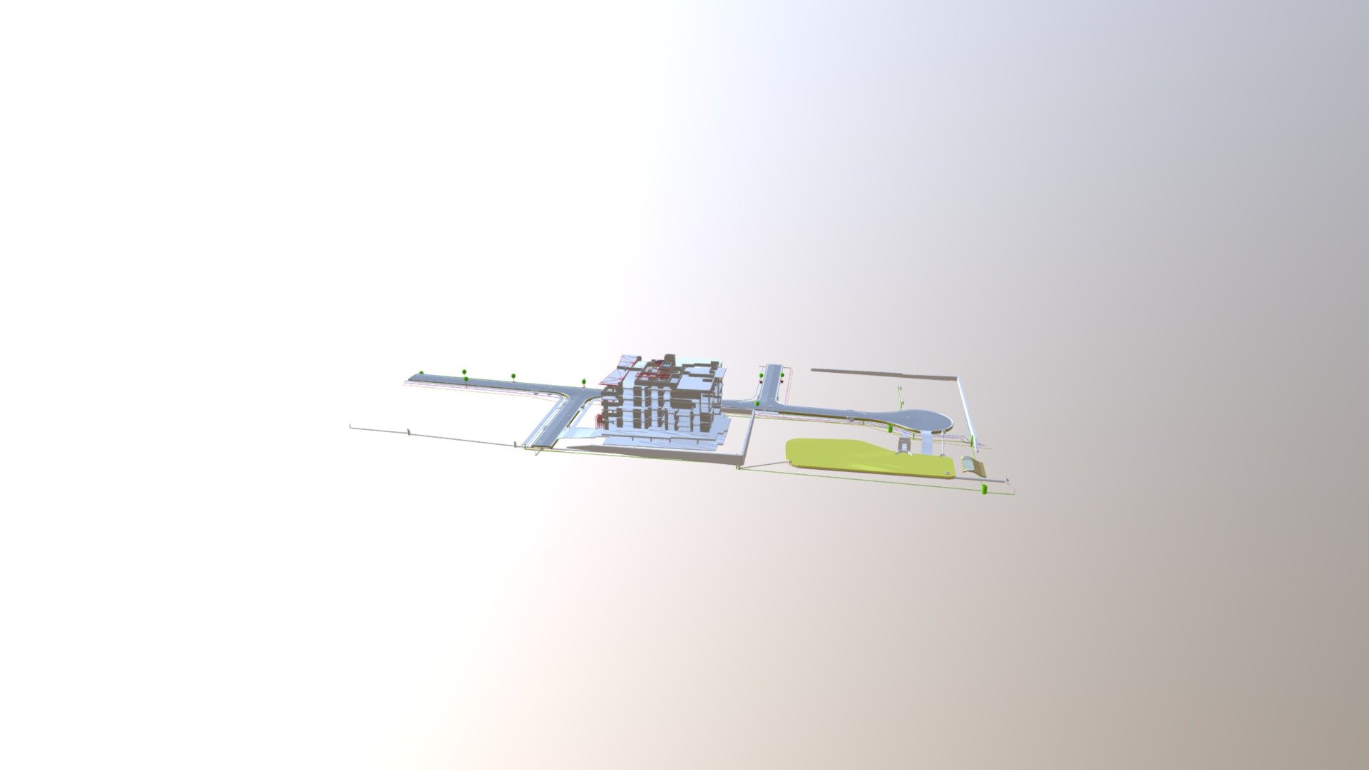 Civil and structural federated model - 3D model by quiltys [1d79877 ...