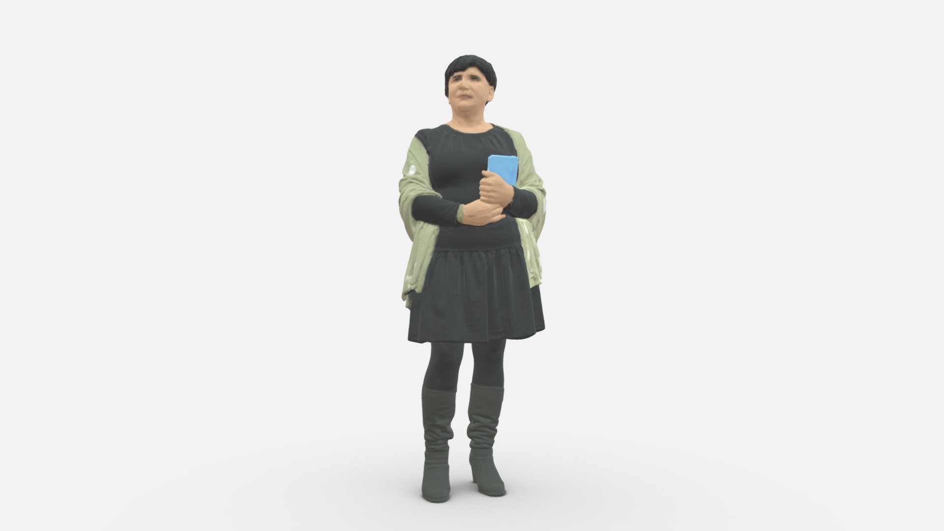 Grandmother With Book 0639 - Buy Royalty Free 3D model by 3DFarm ...