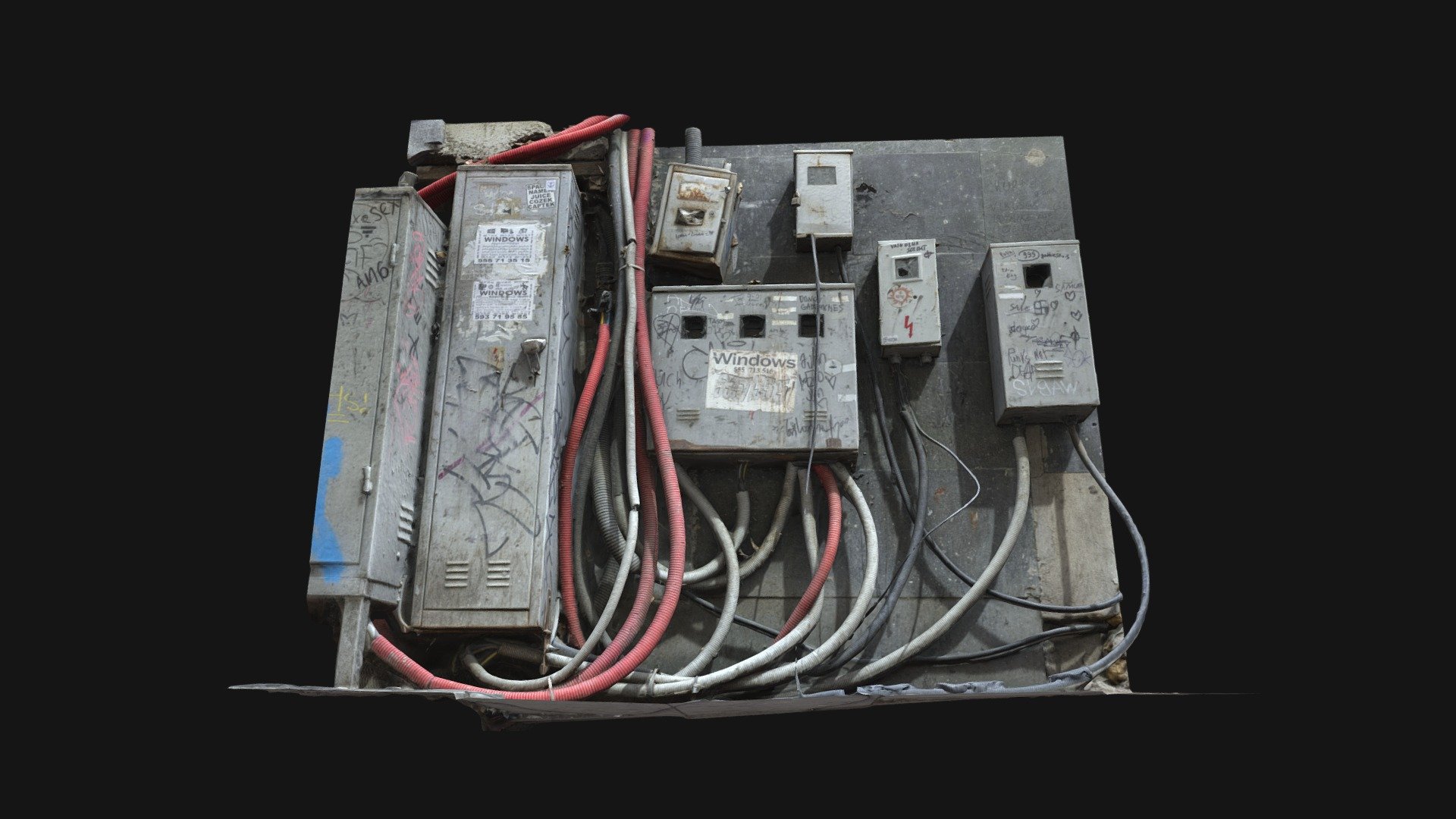 Street Electric Boxes - Urban Tbilisi - Download Free 3D model by Nik ...
