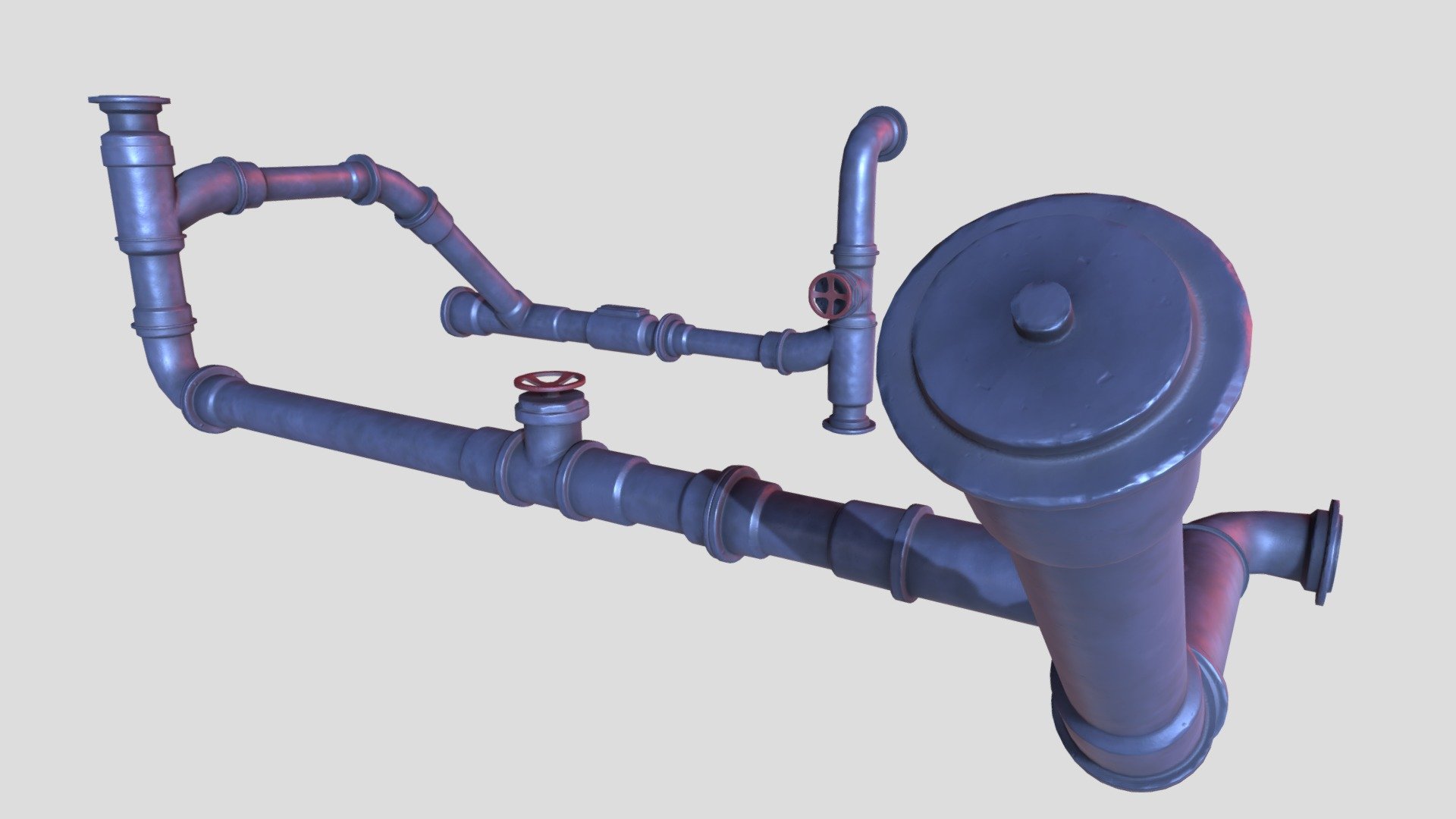 Pipes model - 3D model by Mark (@4elitka) [1d7c8c1] - Sketchfab