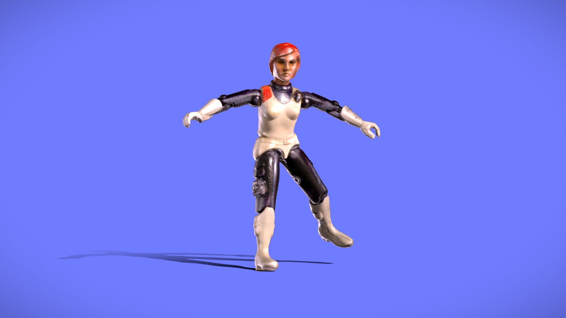 1982 G.I. JOE SCARLETT - 3D SCAN - - Buy Royalty Free 3D model by ...