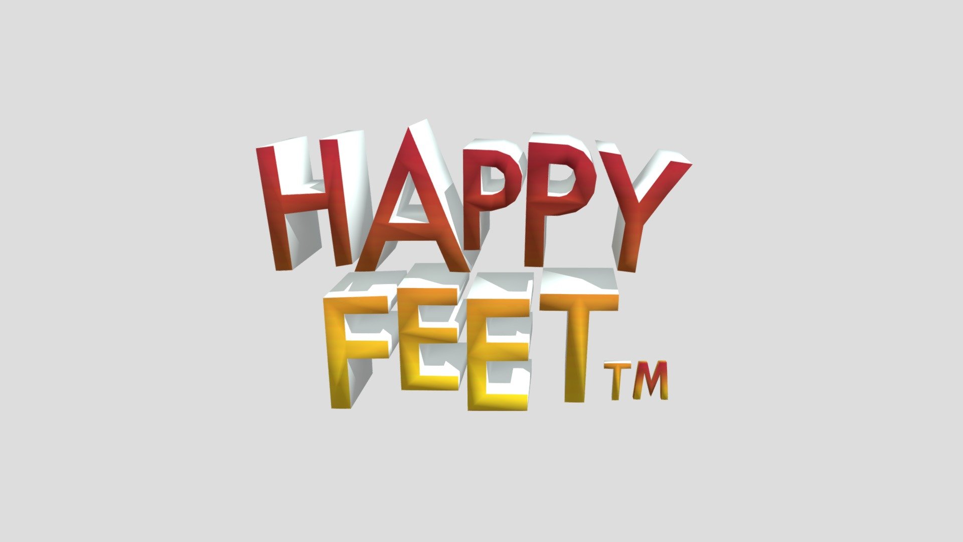 Happy Feet Logo 3D Model - 3D model by Dacia Alonso 2 (@prueba24042022 ...