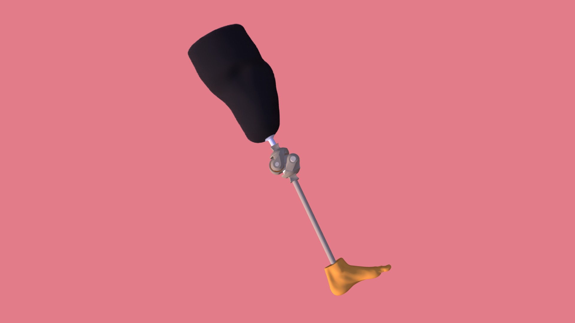 Transfemoral Prosthetic - Download Free 3D model by Steven Samuel ...